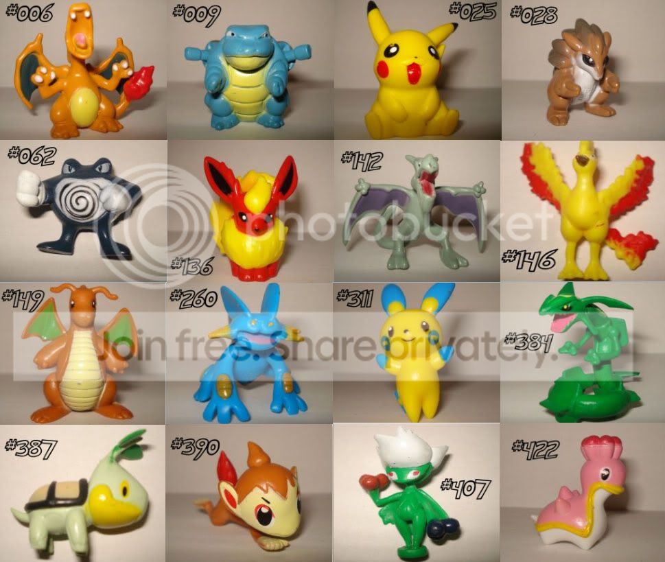 Miniaturas Pokémon Diamond/pearl De 4 A 5 Cm | Fórum Outer Space - O ...