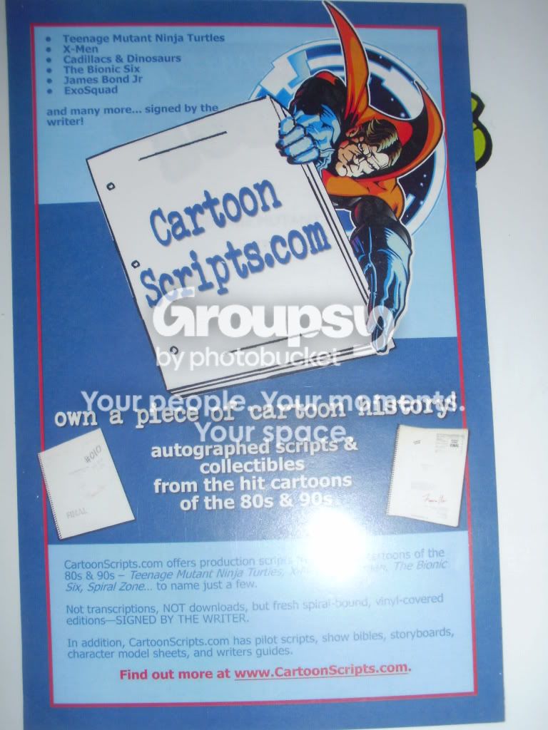 Old Toon Scripts - The Technodrome Forums