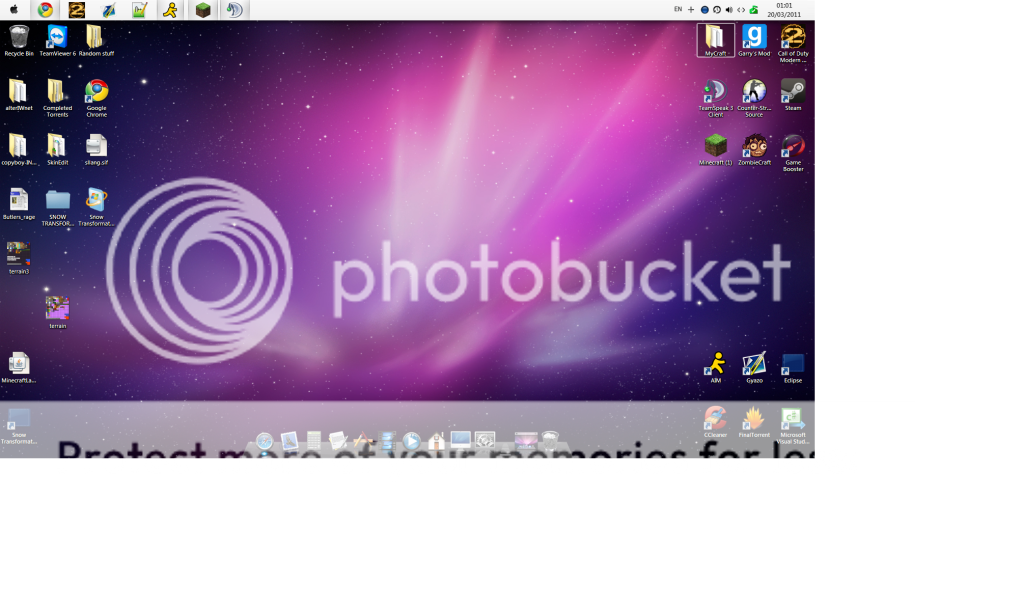Tutorial - How to make windows 7/ vista look like Mac OSX Snow Leopard ...